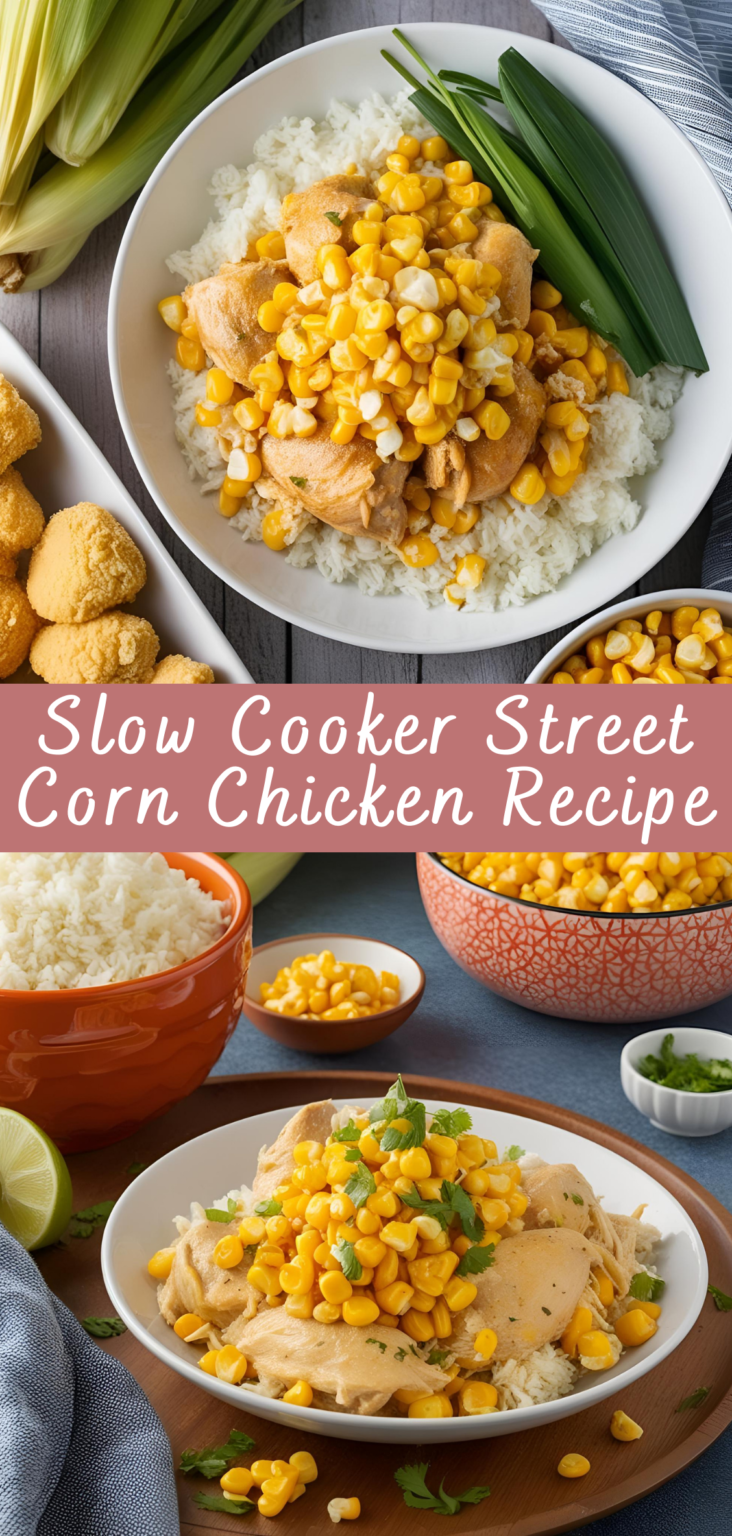 Slow Cooker Street Corn Chicken Recipe | Cheff Recipes