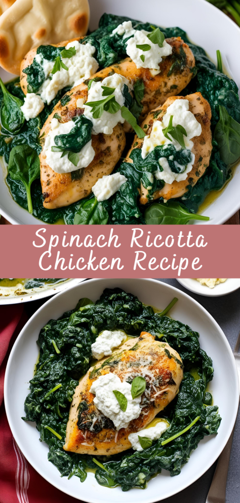Spinach Ricotta Chicken Recipe | Cheff Recipes