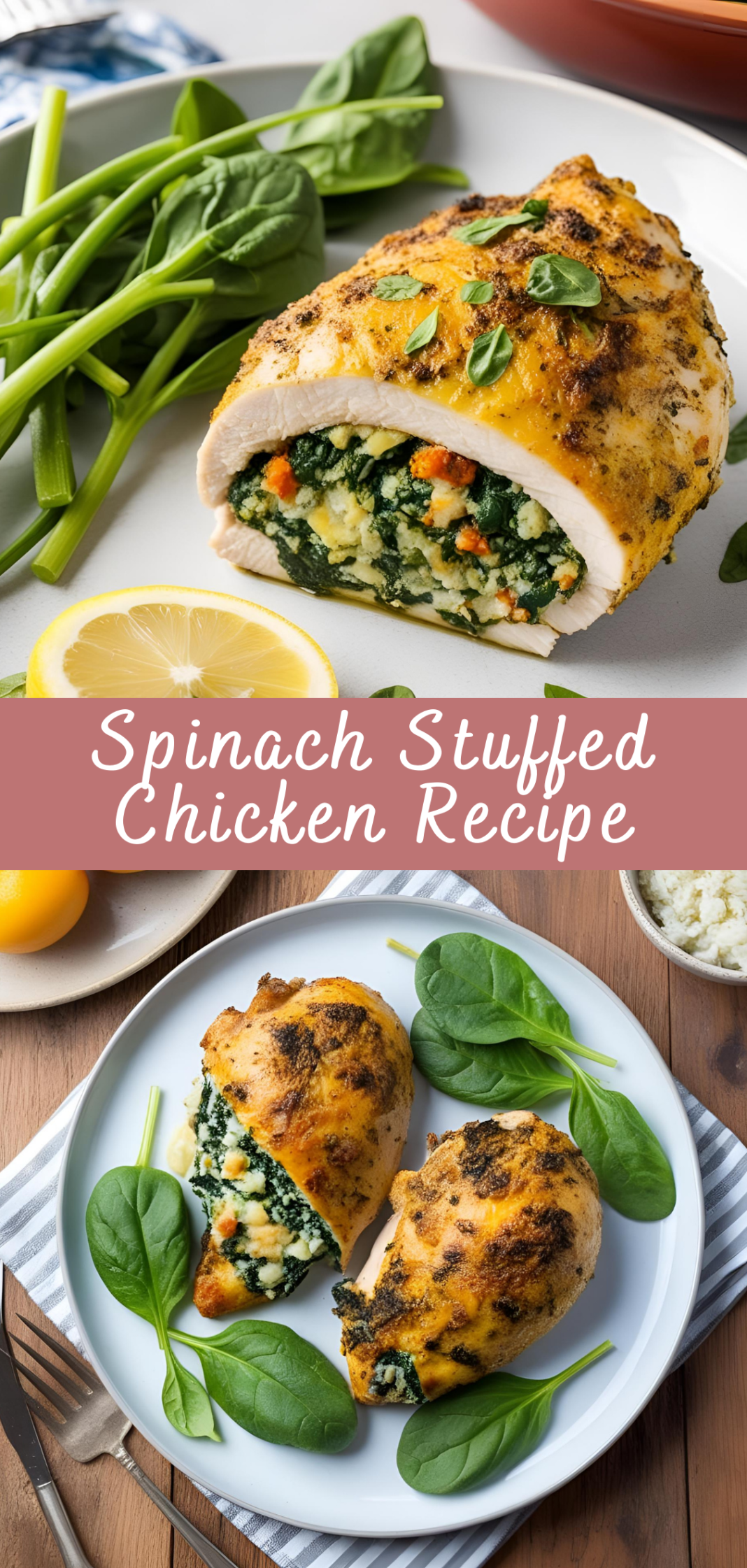 Spinach Stuffed Chicken Recipe | Cheff Recipes