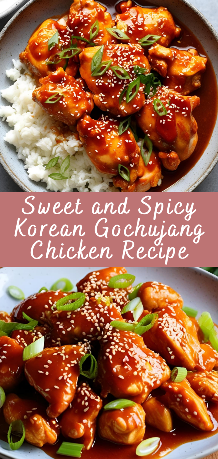 Sweet and Spicy Korean Gochujang Chicken Recipe | Cheff Recipes