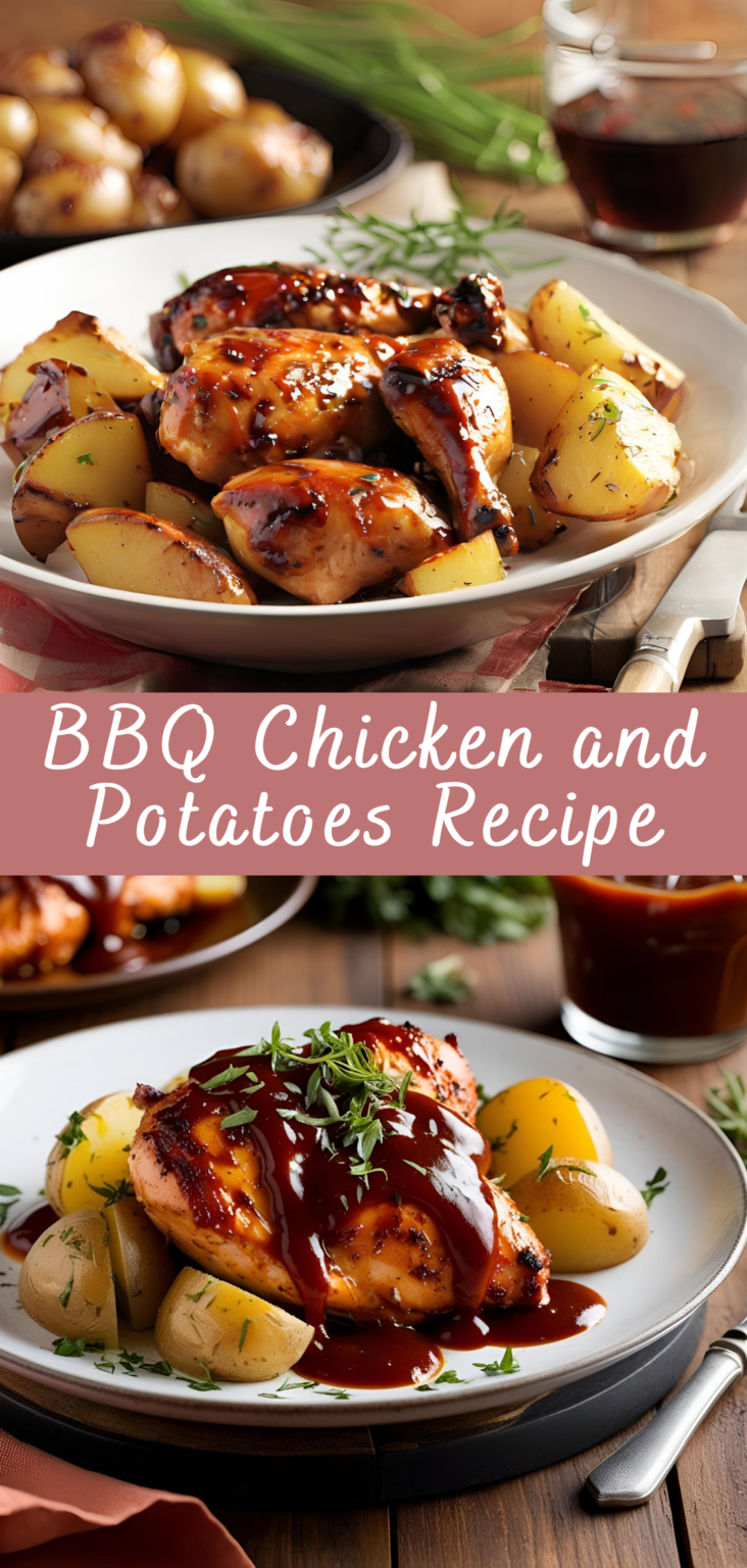 BBQ Chicken and Potatoes Recipe | Cheff Recipes