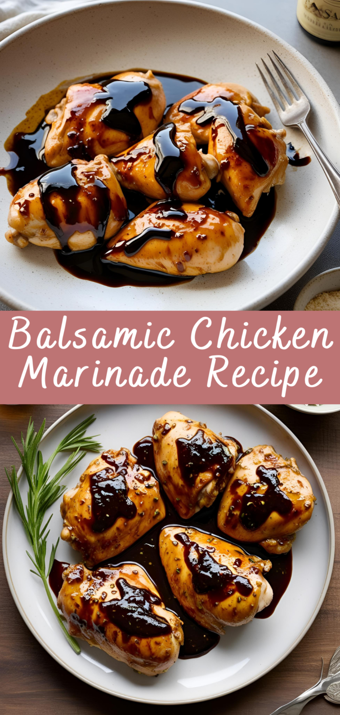 Balsamic Chicken Marinade Recipe | Cheff Recipes