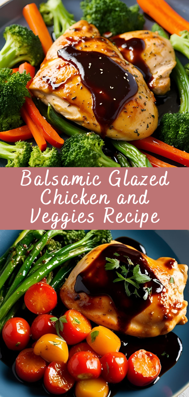 Balsamic Glazed Chicken and Veggies Recipe | Cheff Recipes
