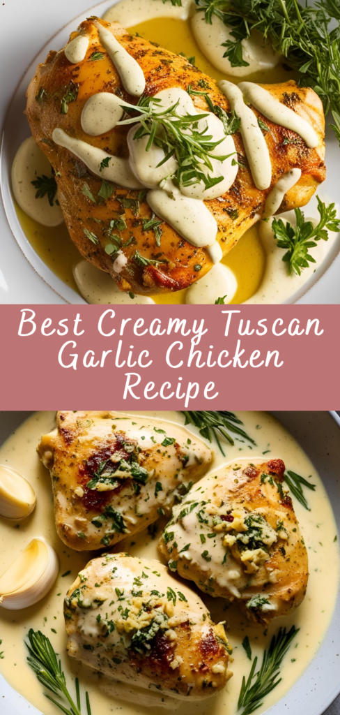 Best Creamy Tuscan Garlic Chicken Recipe | Cheff Recipes