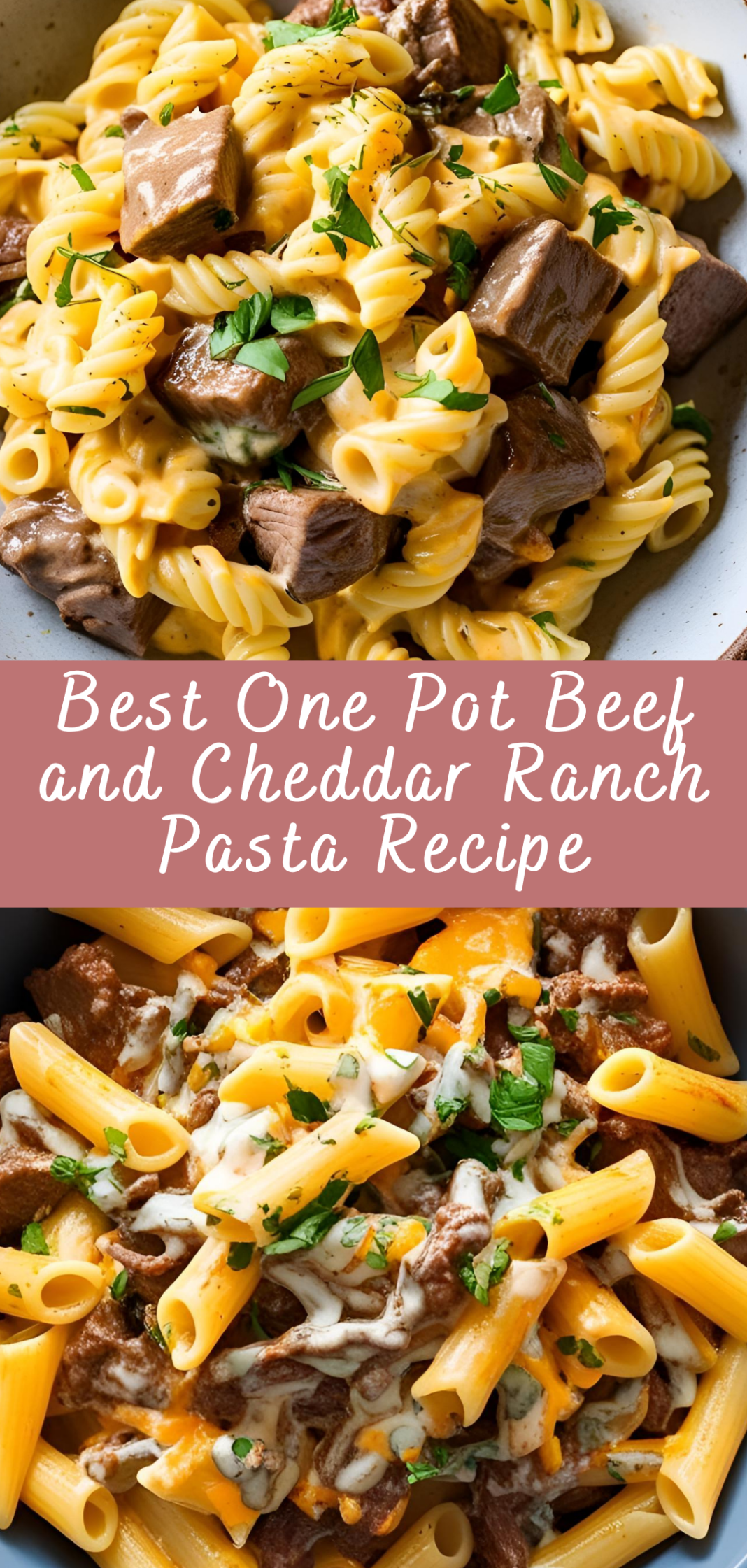 Best One Pot Beef and Cheddar Ranch Pasta Recipe | Cheff Recipes