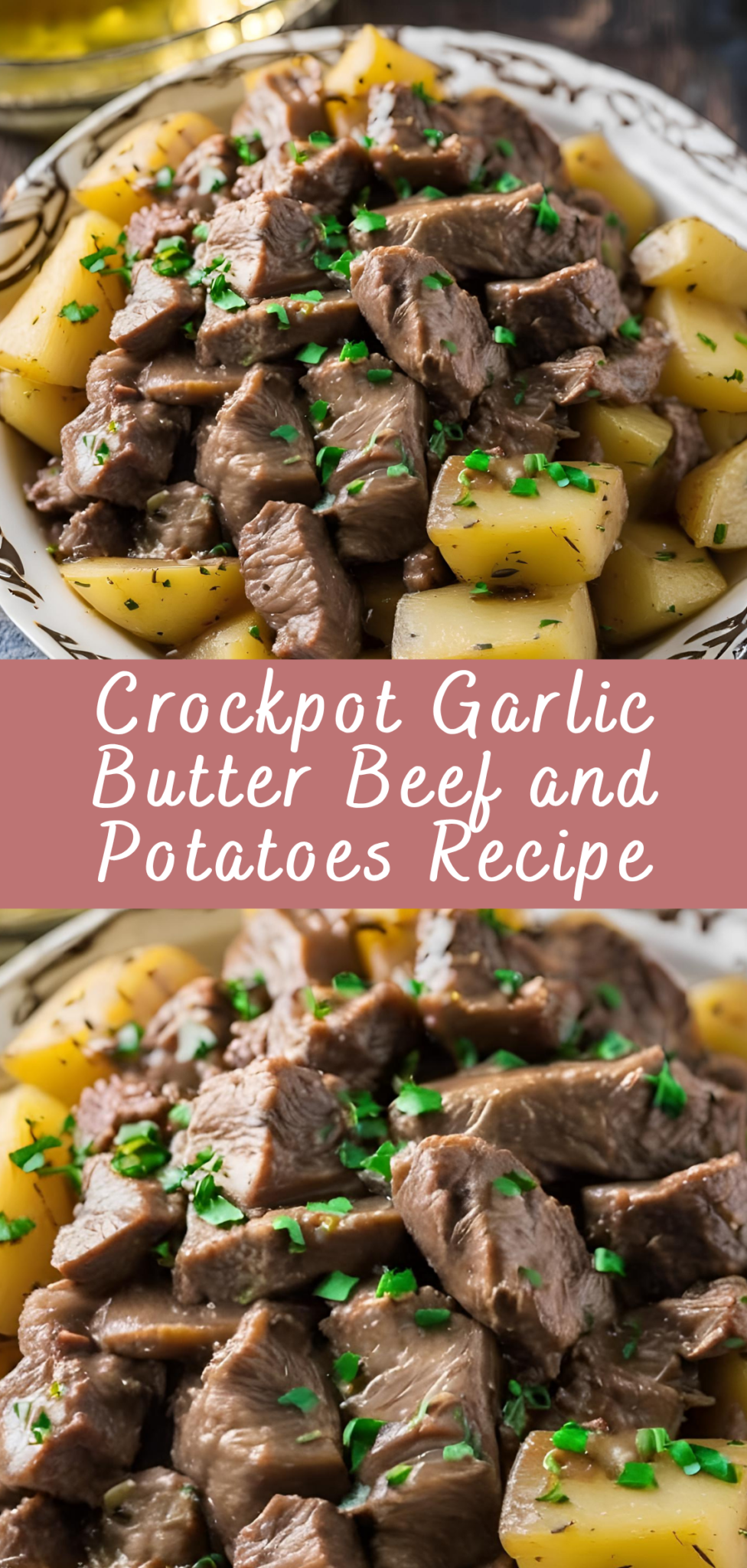 Crockpot Garlic Butter Beef and Potatoes Recipe | Cheff Recipes