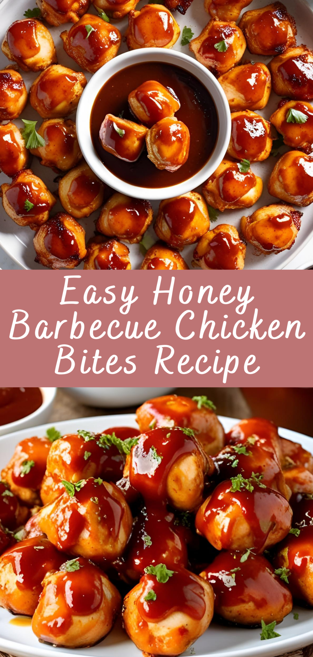 Easy Honey Barbecue Chicken Bites Recipe | Cheff Recipes