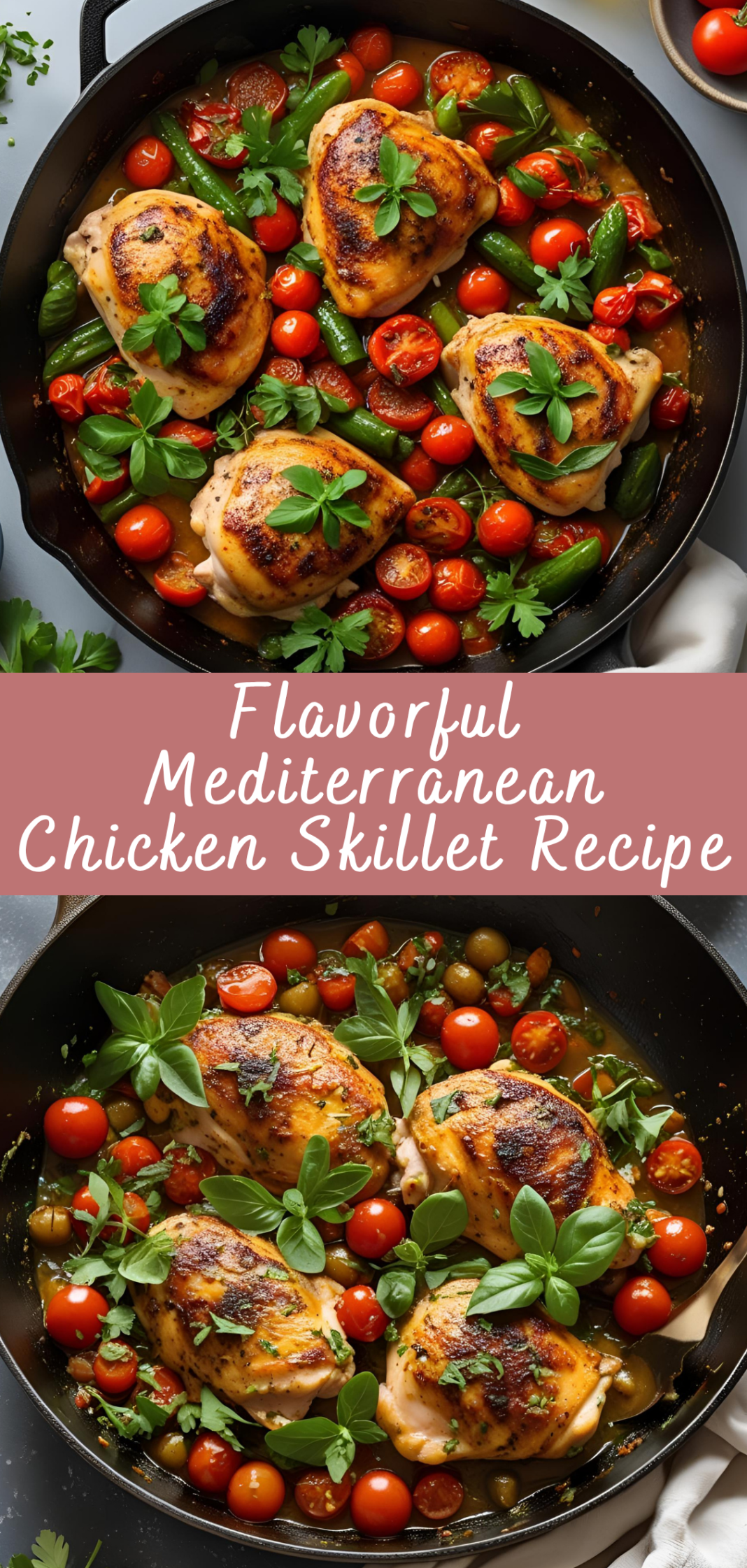 Flavorful Mediterranean Chicken Skillet Recipe | Cheff Recipes