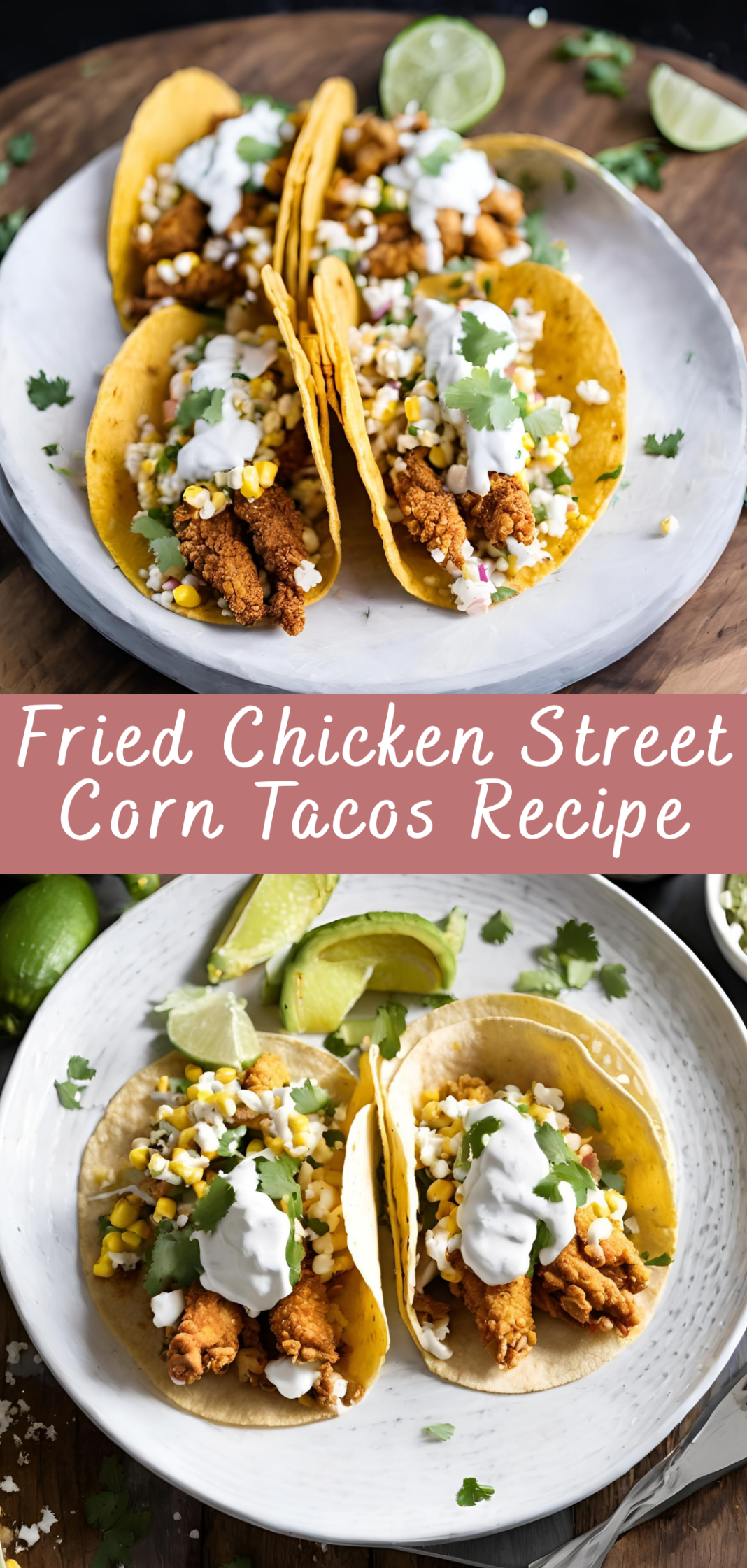 Fried Chicken Street Corn Tacos Recipe | Cheff Recipes