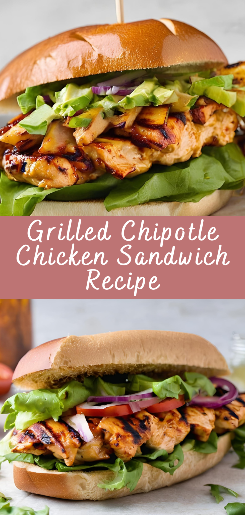 Grilled Chipotle Chicken Sandwich Recipe | Cheff Recipes