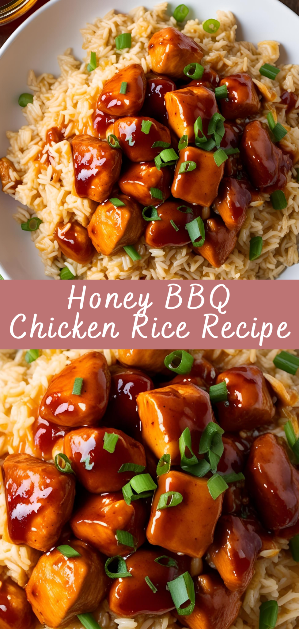 Honey BBQ Chicken Rice Recipe | Cheff Recipes