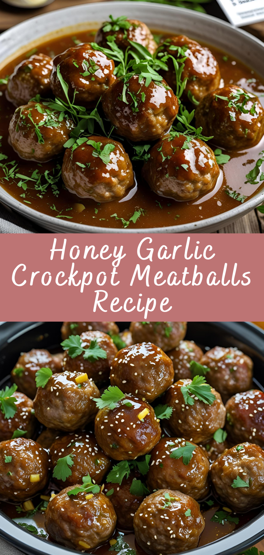 Honey Garlic Crockpot Meatballs Recipe | Cheff Recipes