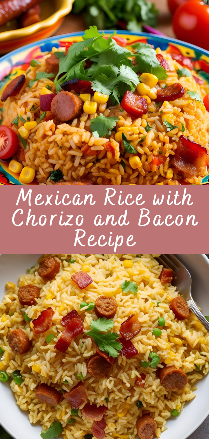 Mexican Rice with Chorizo and Bacon Recipe | Cheff Recipes