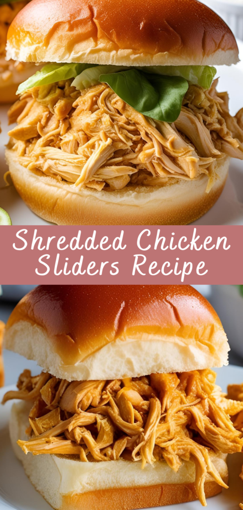 Shredded Chicken Sliders Recipe | Cheff Recipes