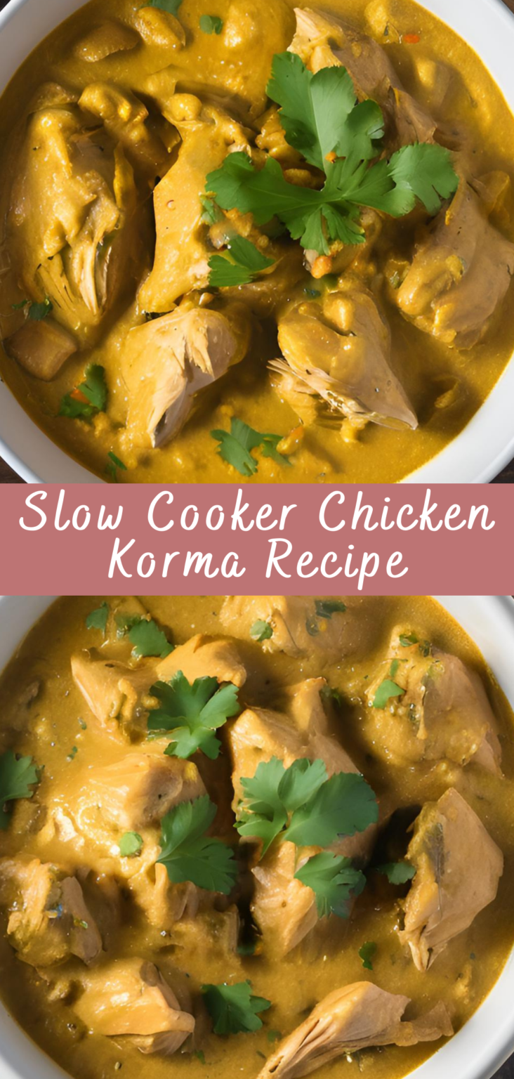 Slow Cooker Chicken Korma Recipe | Cheff Recipes