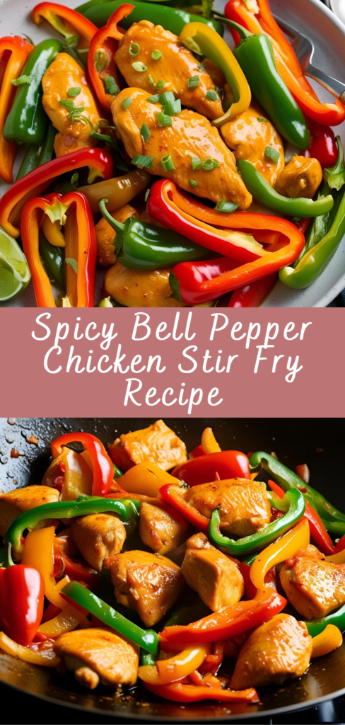 Spicy Bell Pepper Chicken Stir Fry Recipe | Cheff Recipes