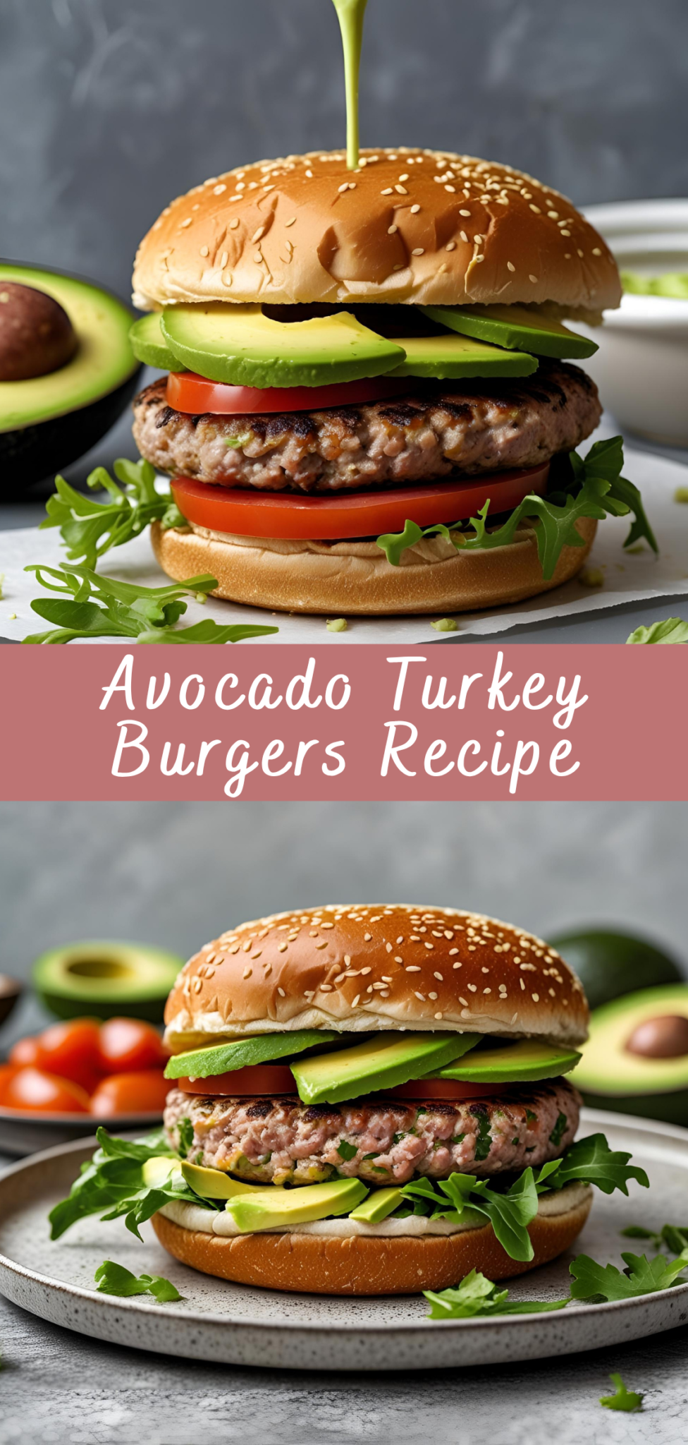 Avocado Turkey Burgers Recipe | Cheff Recipes