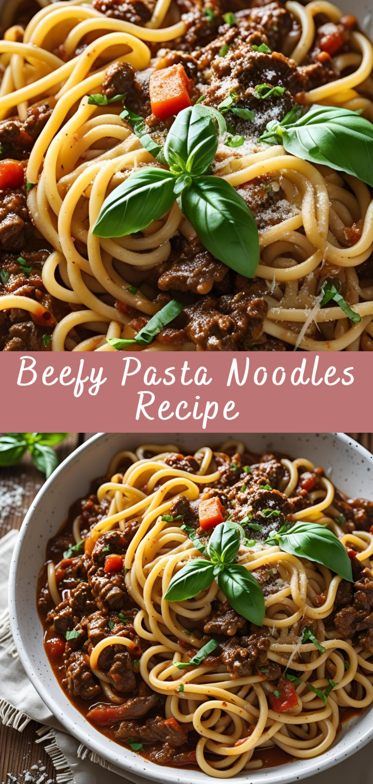 Beefy Pasta Noodles Recipe | Cheff Recipes