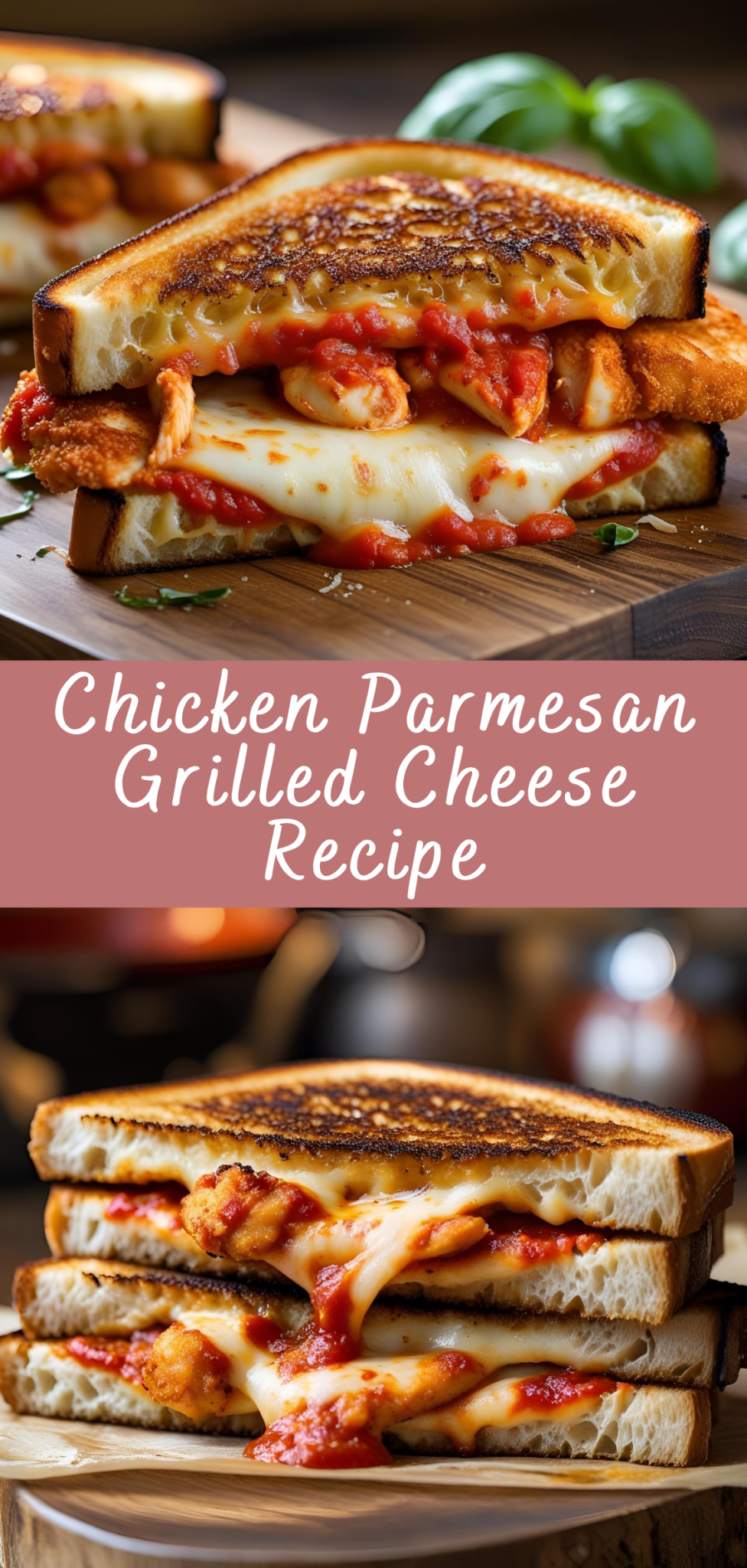 Chicken Parmesan Grilled Cheese Recipe | Cheff Recipes