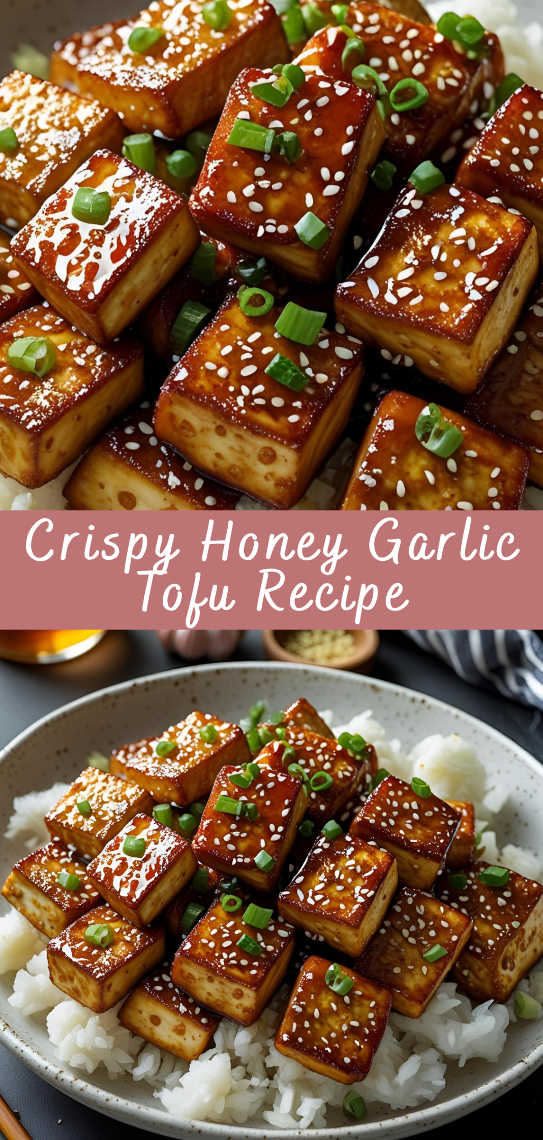 Crispy Honey Garlic Tofu Recipe | Cheff Recipes