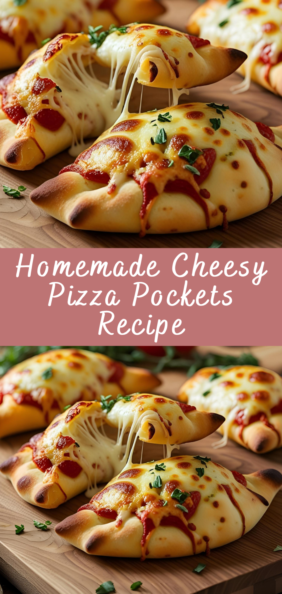 Homemade Cheesy Pizza Pockets Recipe | Cheff Recipes