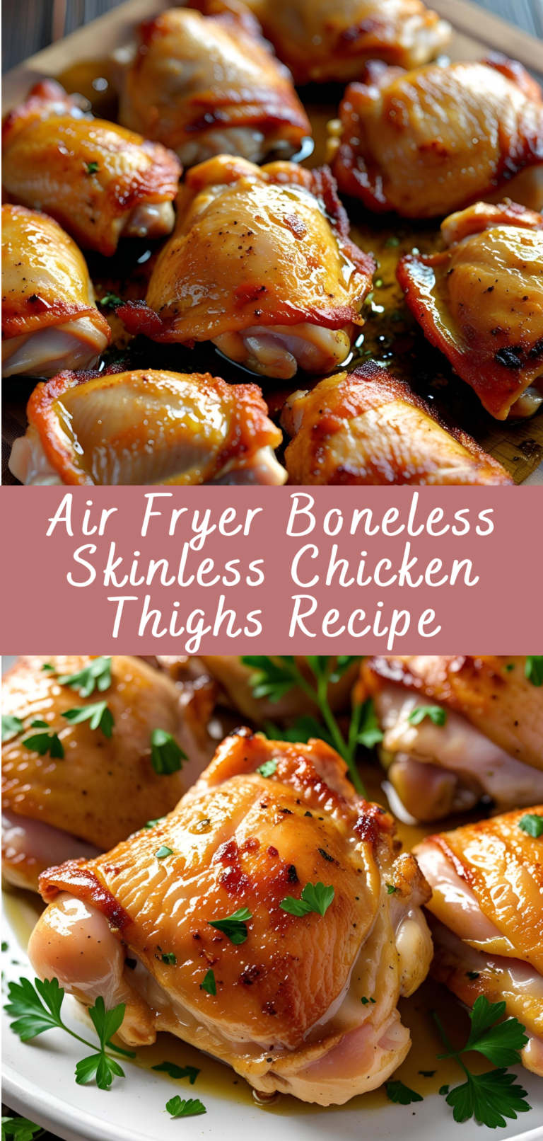 Air Fryer Boneless Skinless Chicken Thighs Recipe | Cheff Recipes