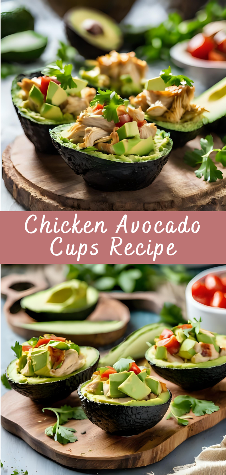 Chicken Avocado Cups Recipe | Cheff Recipes