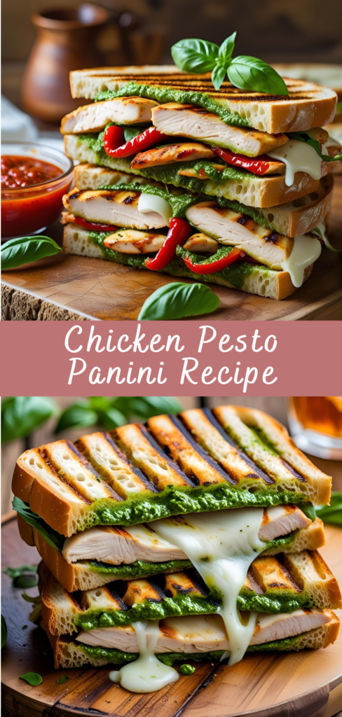 Chicken Pesto Panini Recipe | Cheff Recipes