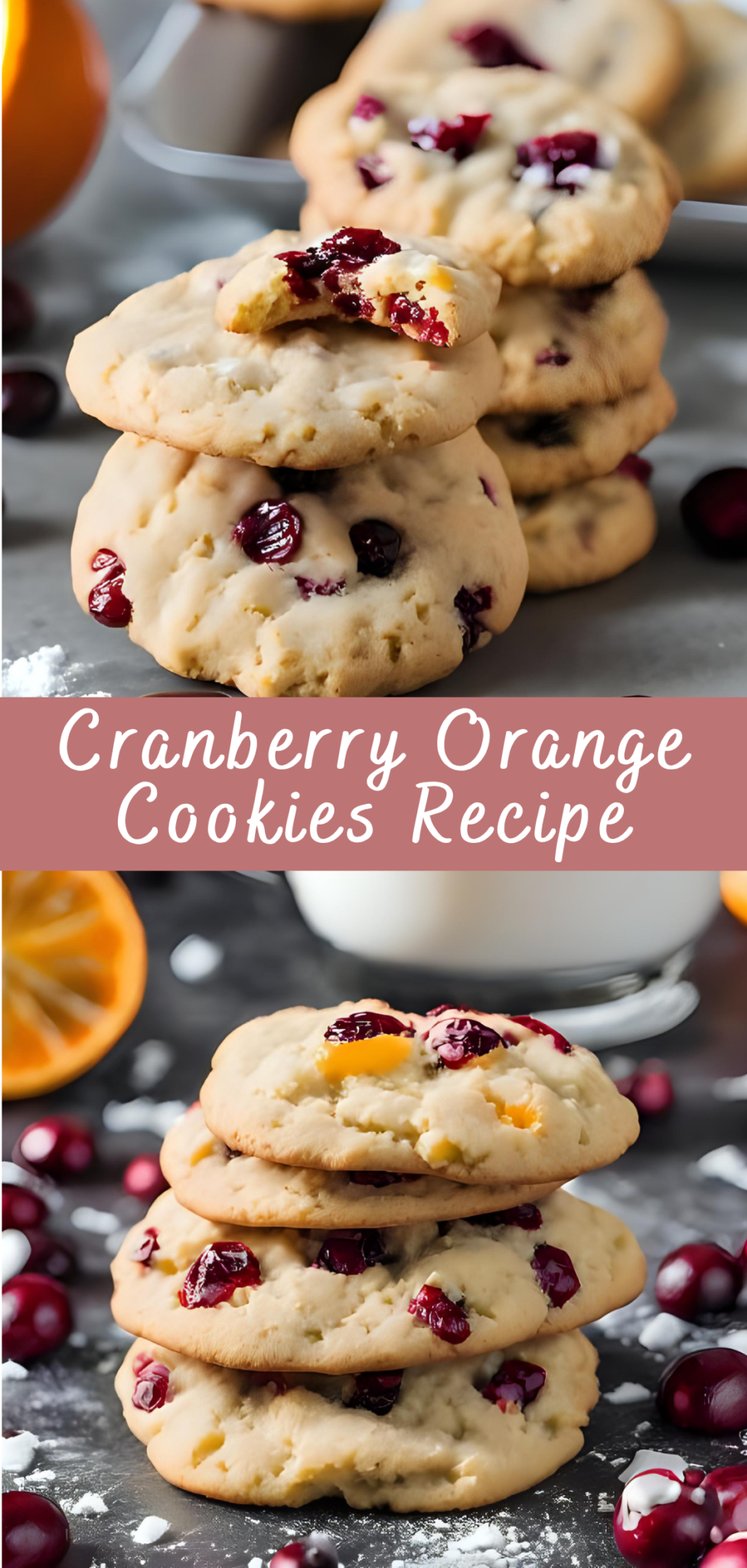 Cranberry Orange Cookies Recipe | Cheff Recipes