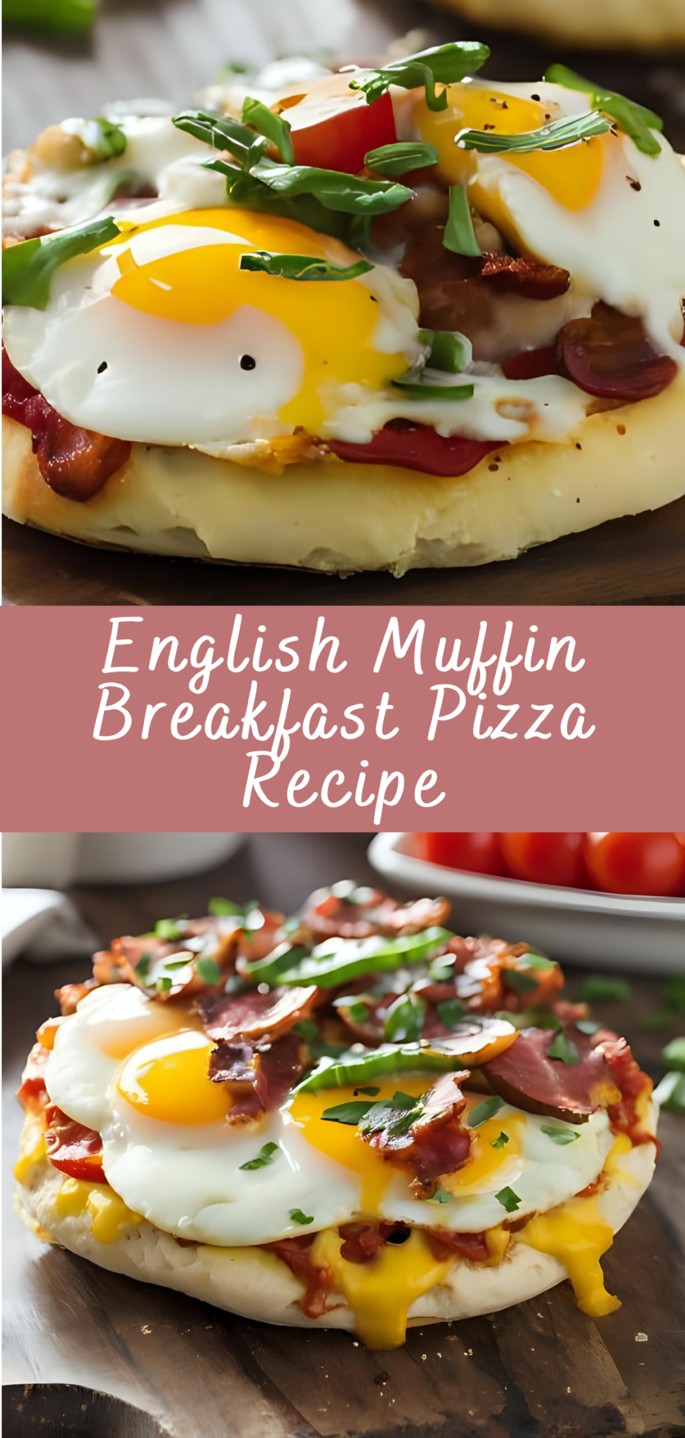 English Muffin Breakfast Pizza Recipe | Cheff Recipes