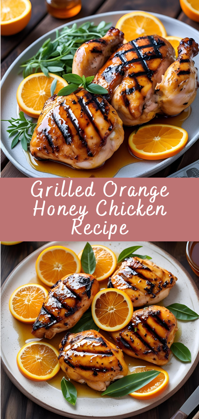 Grilled Orange Honey Chicken Recipe | Cheff Recipes