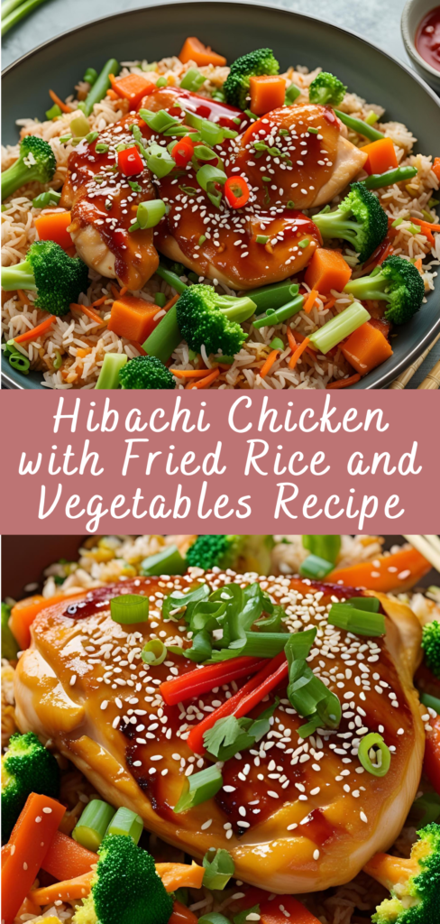 Hibachi Chicken with Fried Rice and Vegetables Recipe | Cheff Recipes