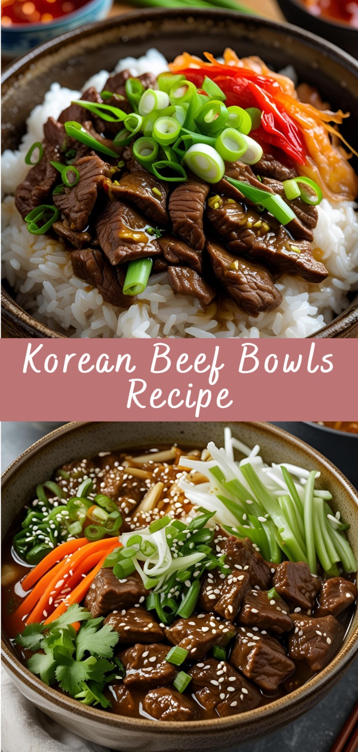 Korean Beef Bowls Recipe | Cheff Recipes