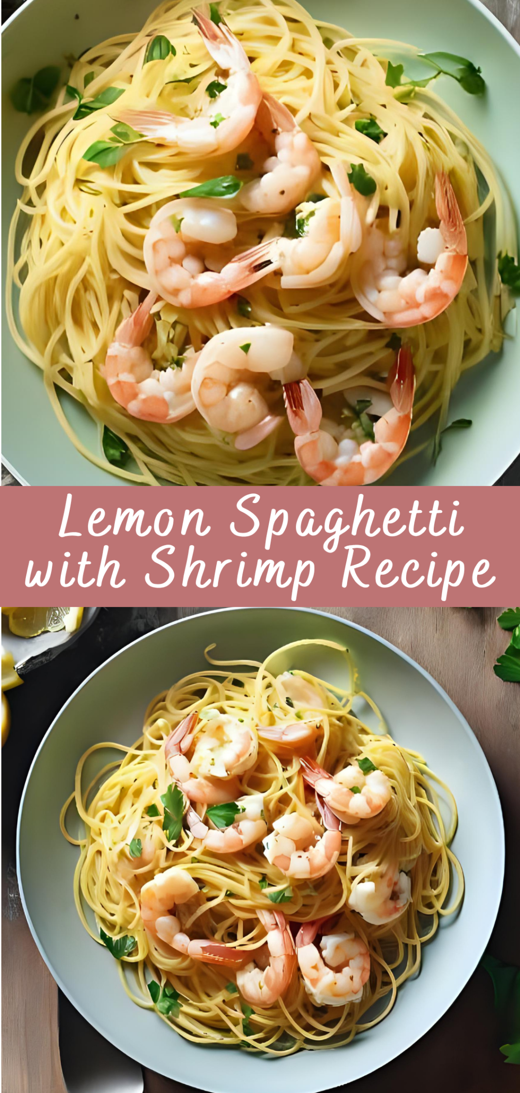 Lemon Spaghetti with Shrimp Recipe | Cheff Recipes