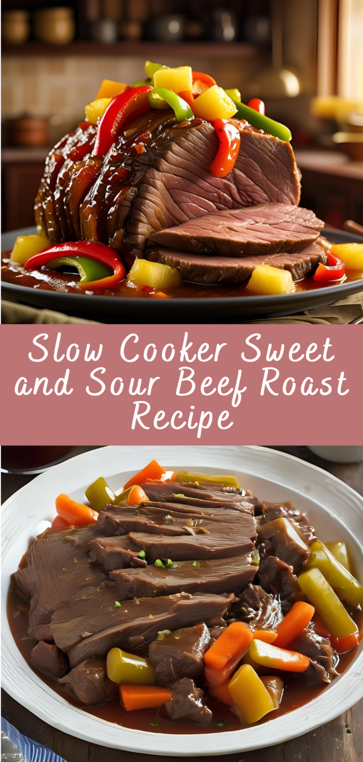 Slow Cooker Sweet and Sour Beef Roast Recipe | Cheff Recipes