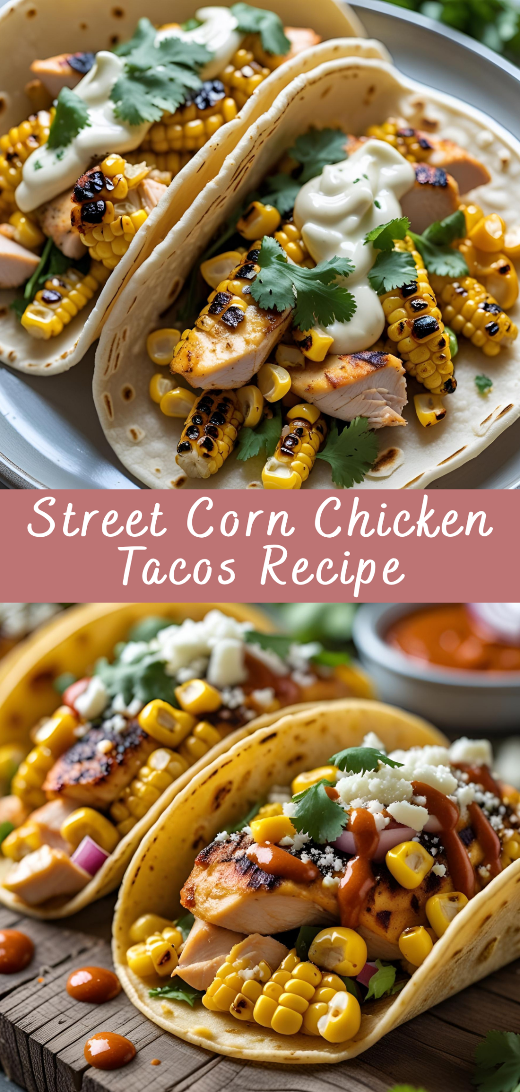 Street Corn Chicken Tacos Recipe | Cheff Recipes
