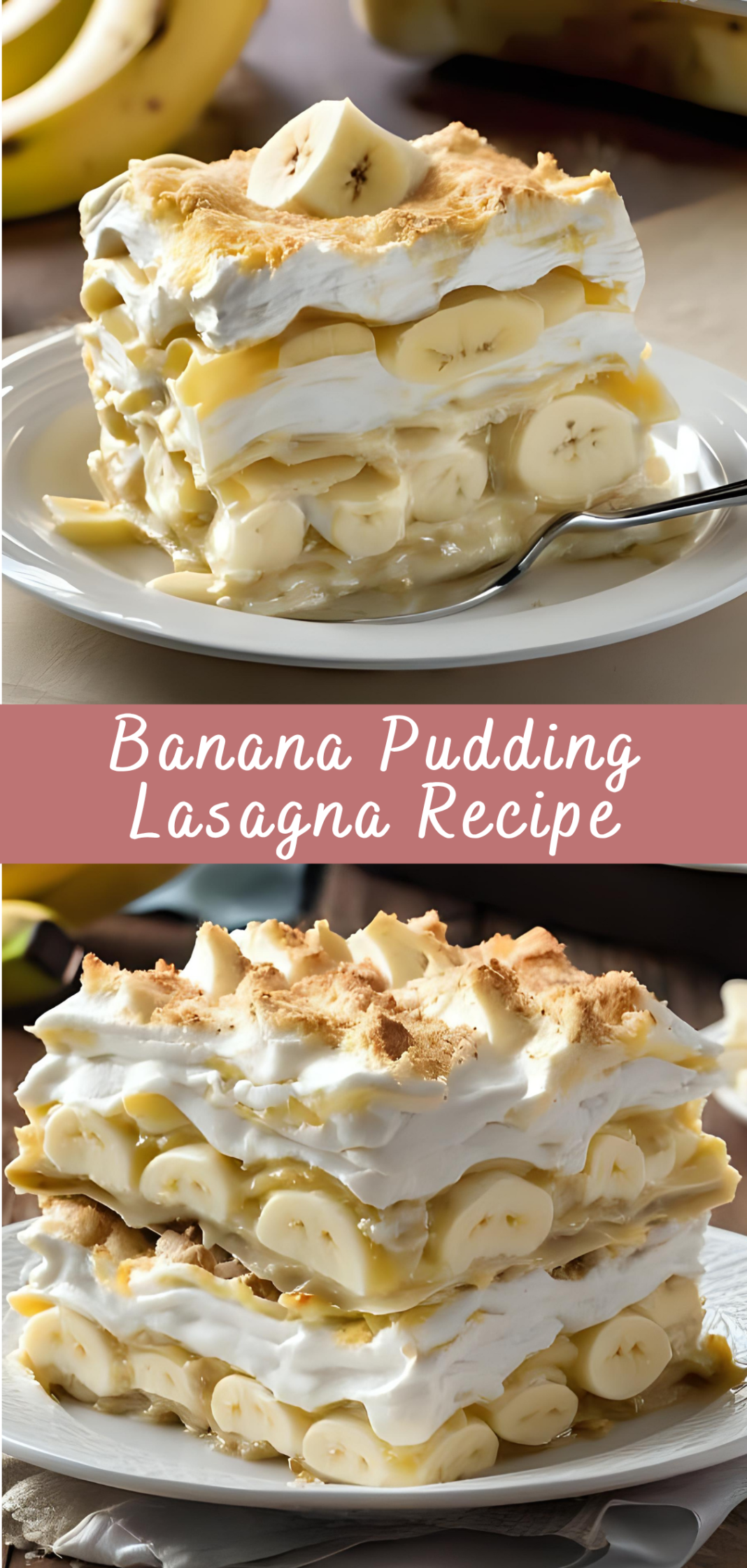 Banana Pudding Lasagna Recipe | Cheff Recipes
