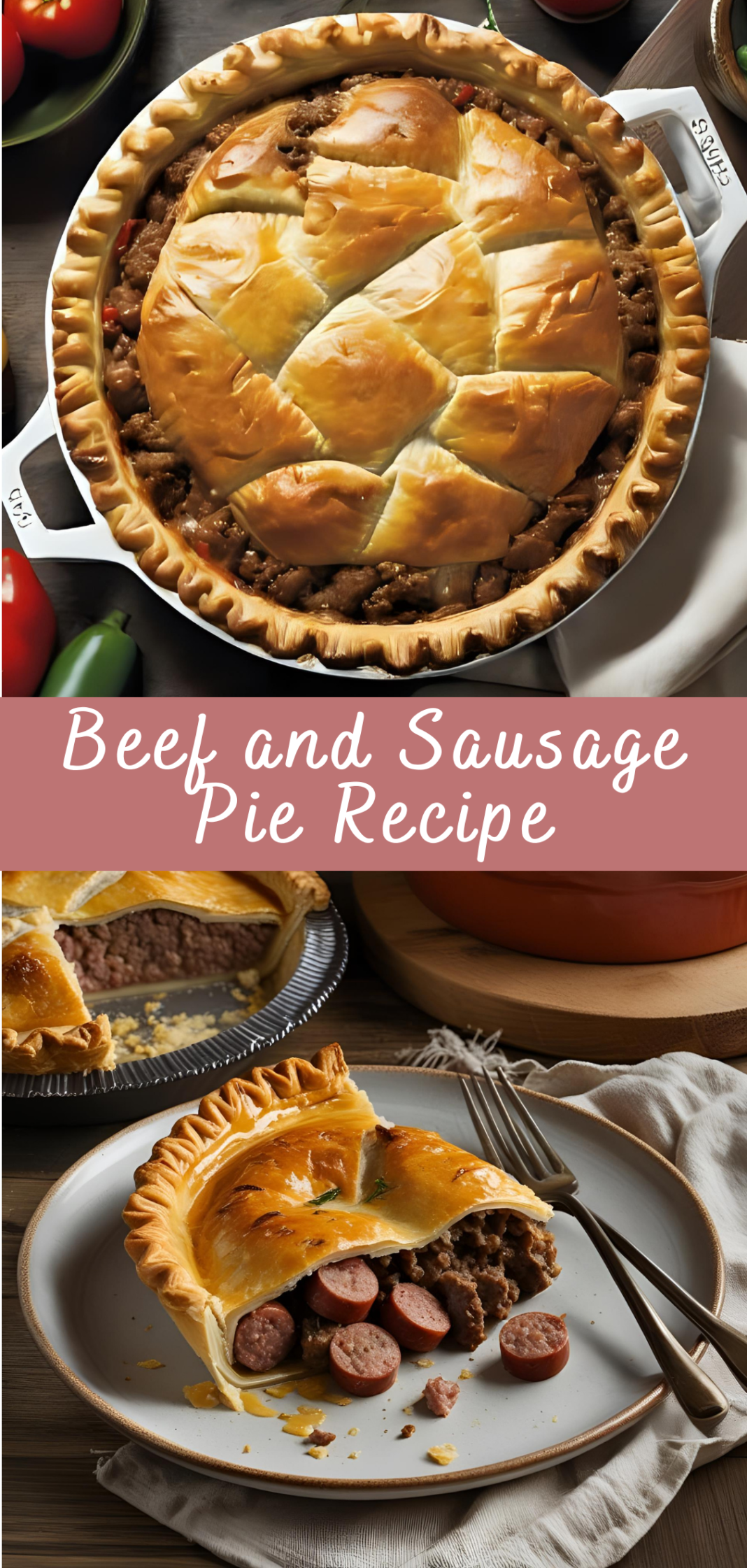 Beef and Sausage Pie Recipe | Cheff Recipes