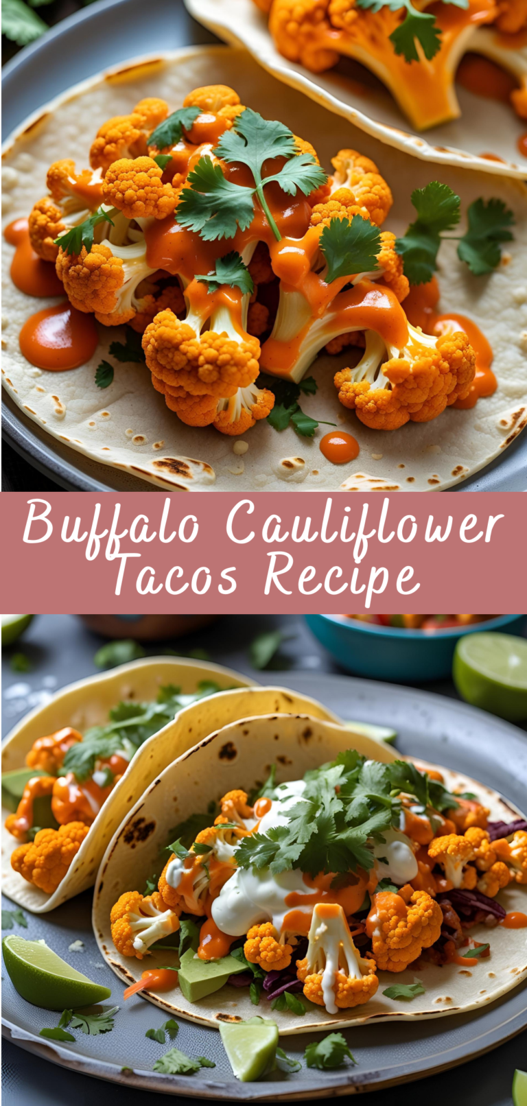 Buffalo Cauliflower Tacos Recipe | Cheff Recipes