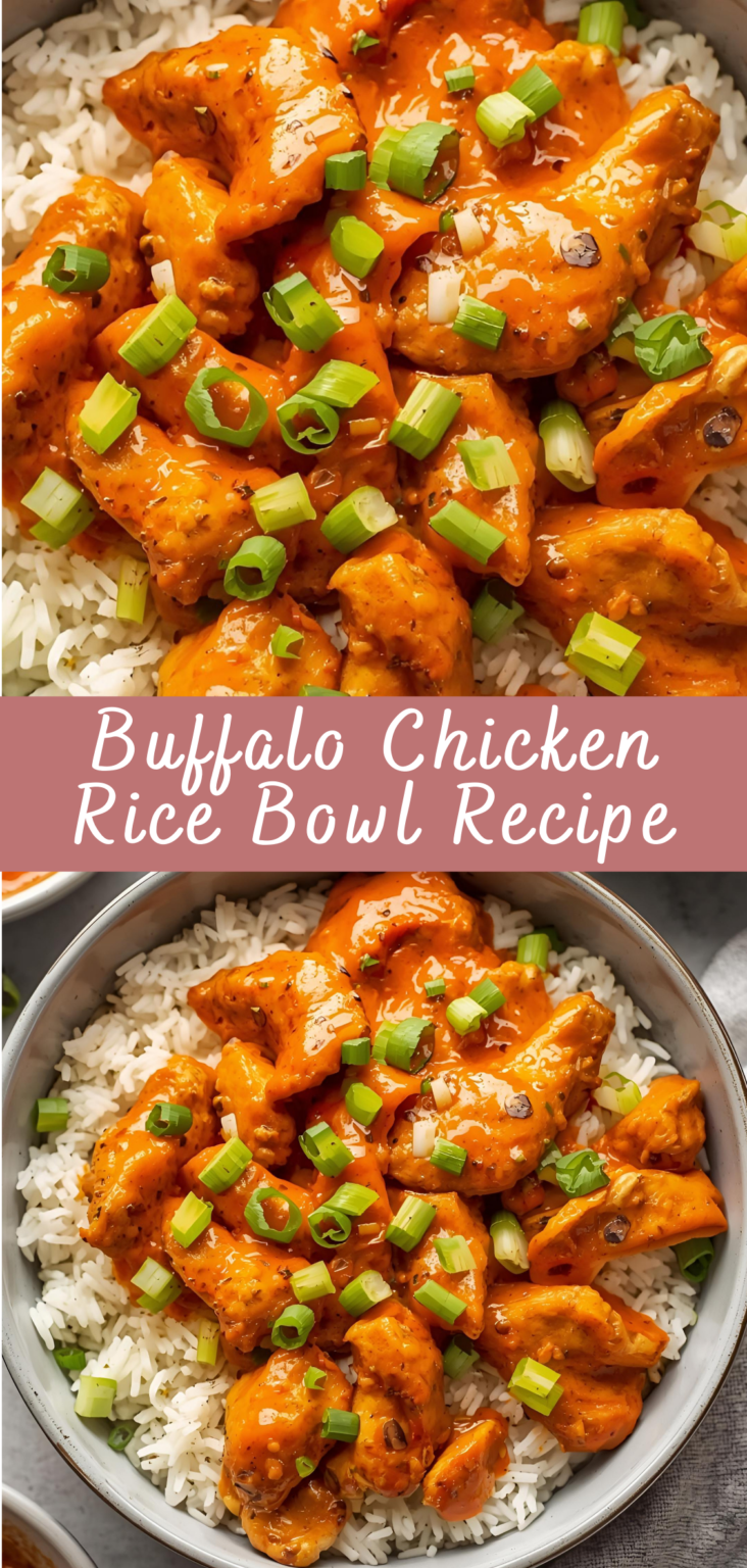 Buffalo Chicken Rice Bowl Recipe | Cheff Recipes