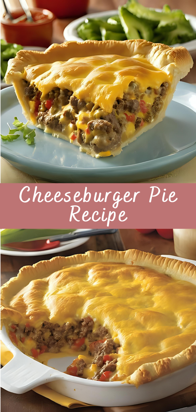 Cheeseburger Pie Recipe | Cheff Recipes