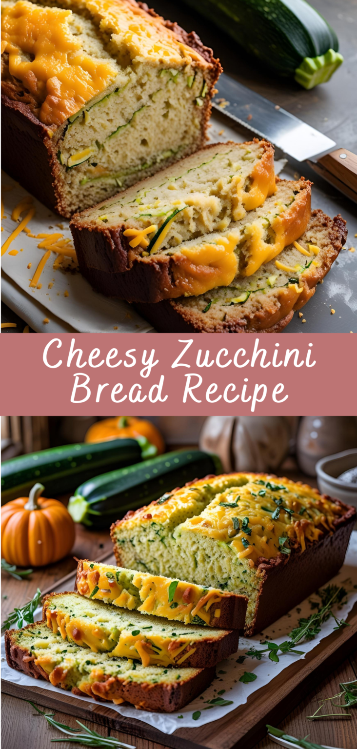 Cheesy Zucchini Bread Recipe | Cheff Recipes