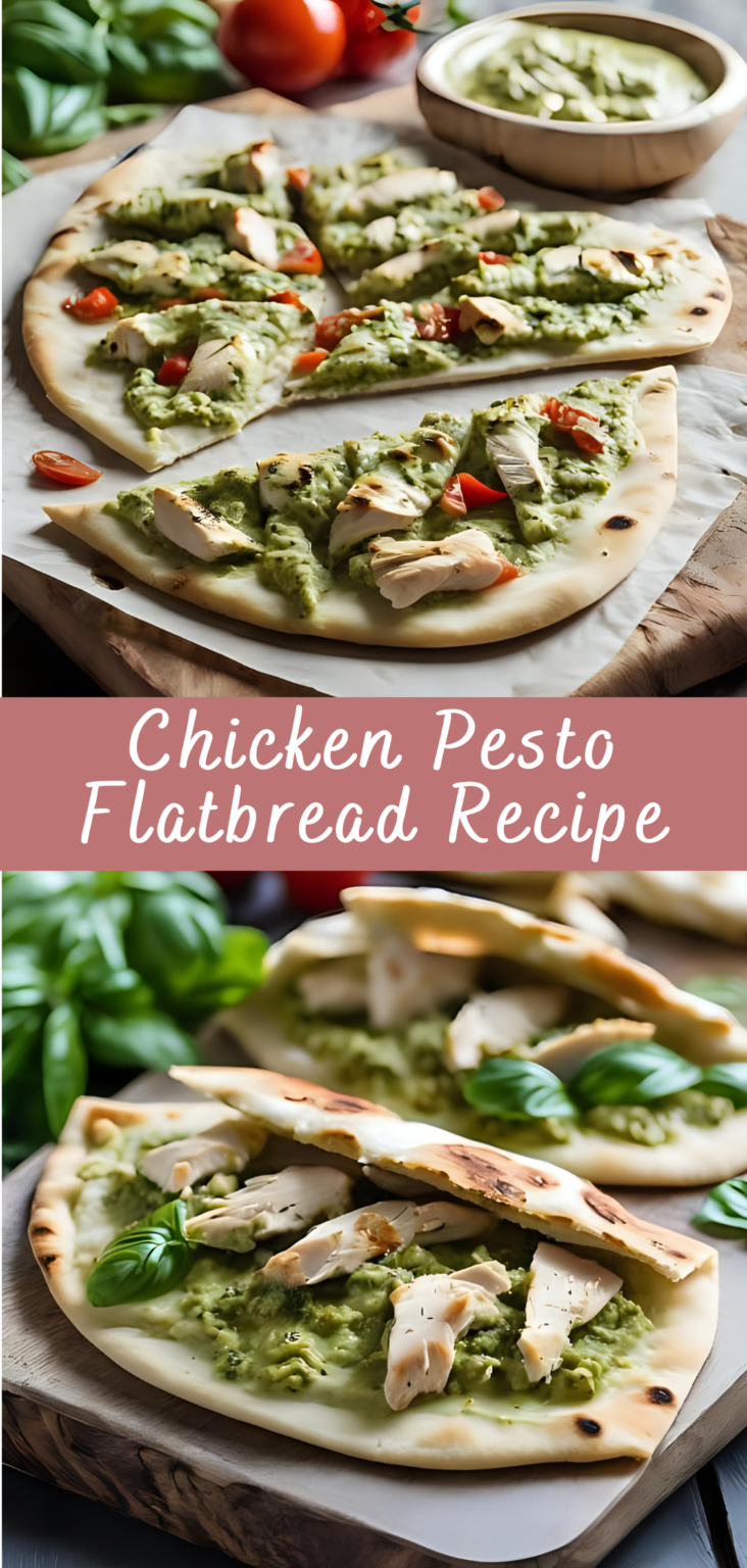 Chicken Pesto Flatbread Recipe | Cheff Recipes