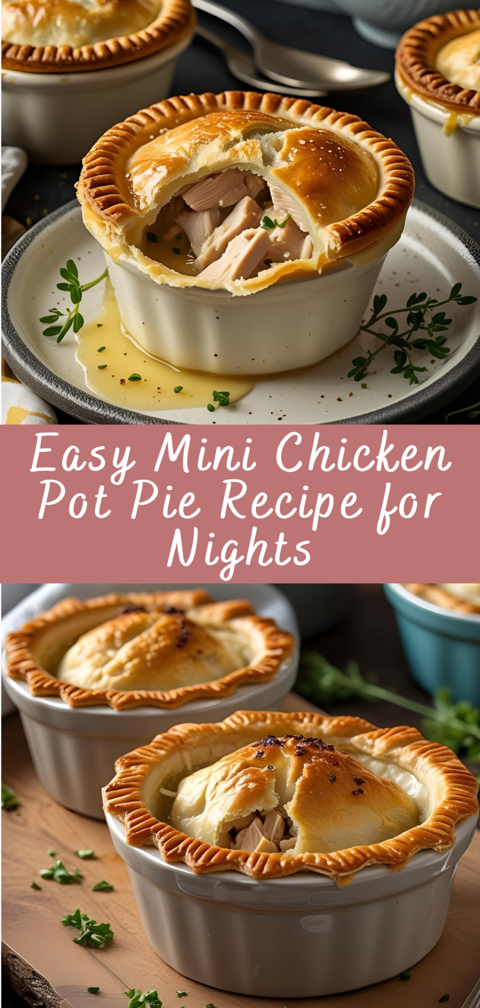 Easy Mini Chicken Pot Pie Recipe for Nights | Cheff Recipes