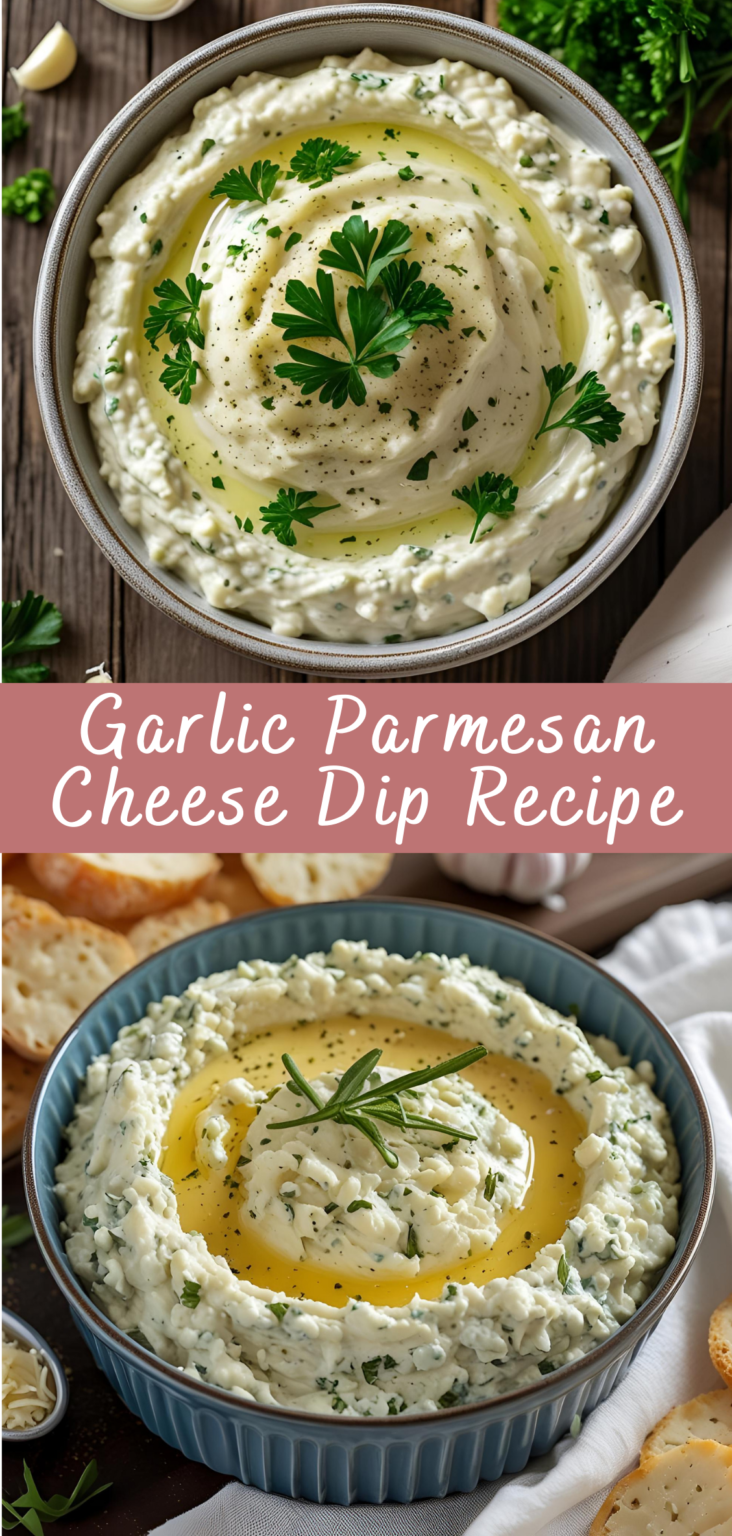 Garlic Parmesan Cheese Dip Recipe | Cheff Recipes