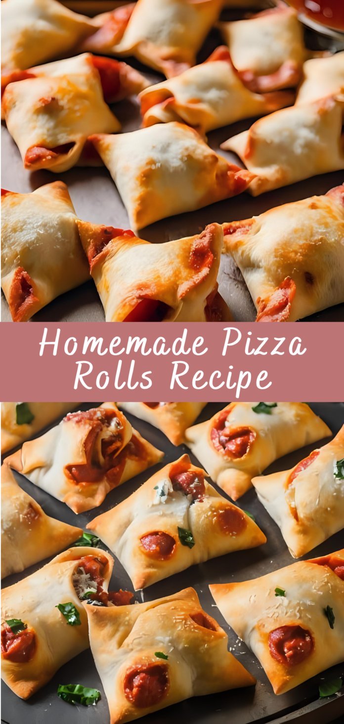 Homemade Pizza Rolls Recipe | Cheff Recipes
