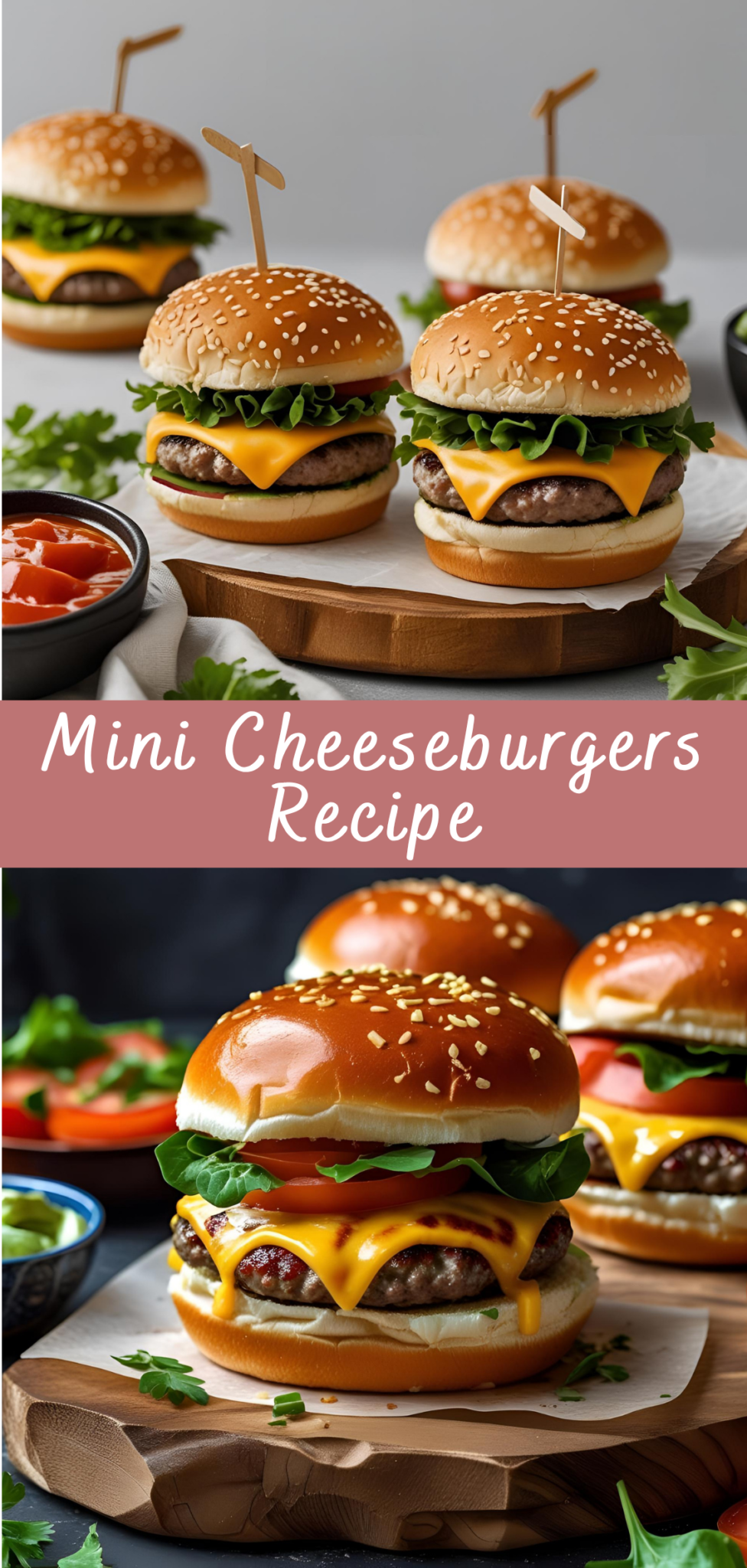 Mini Cheeseburgers Recipe | Cheff Recipes