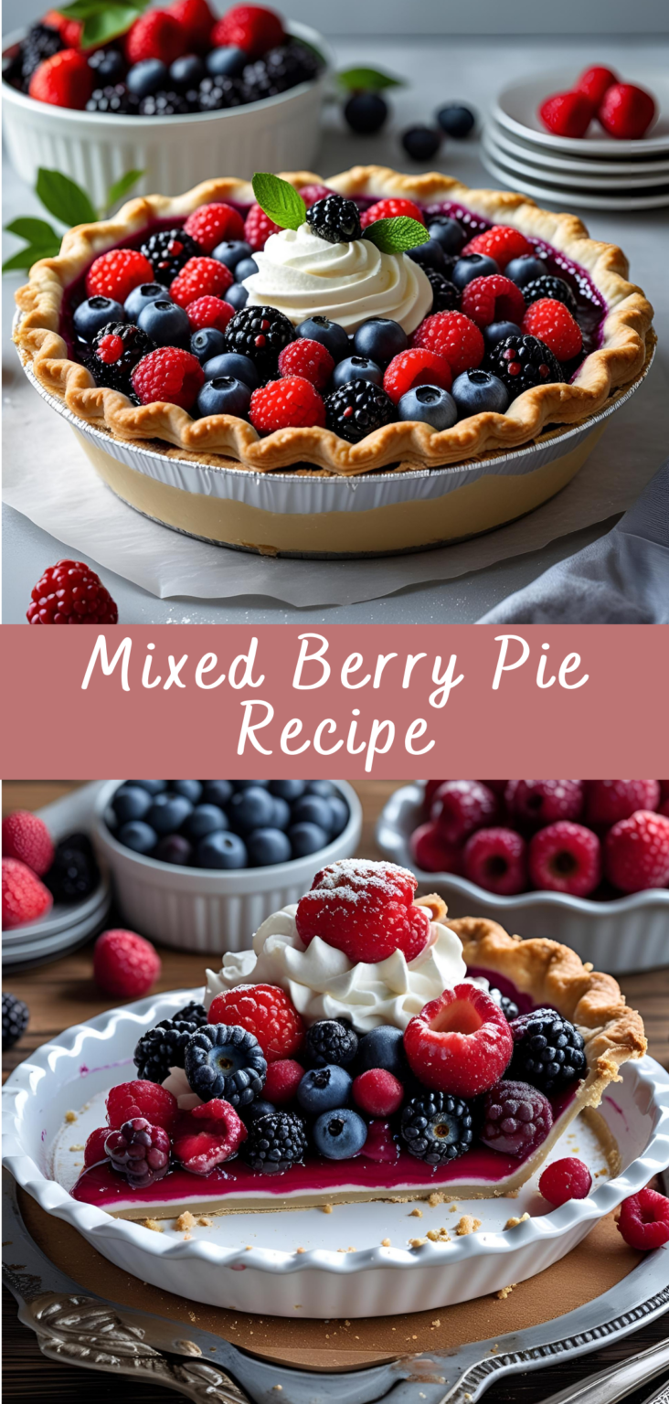 Mixed Berry Pie Recipe | Cheff Recipes