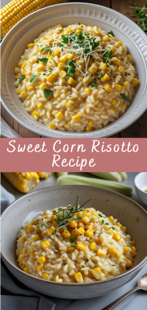 Sweet Corn Risotto Recipe | Cheff Recipes