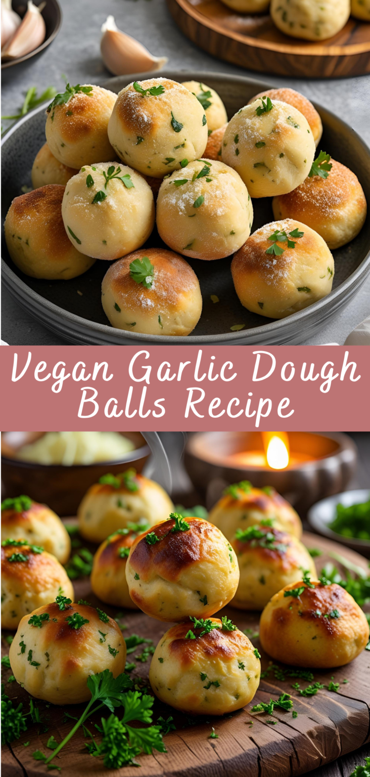 Vegan Garlic Dough Balls Recipe | Cheff Recipes